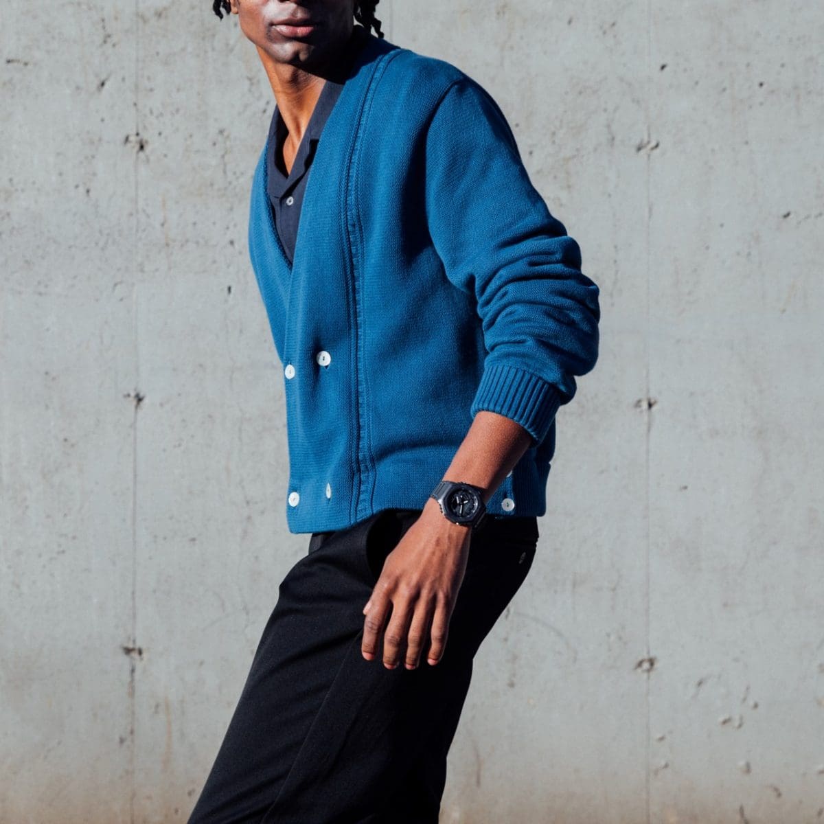 GA2100-1A1 | Monochrome Black Analog-Digital Watch | Casio G-SHOCK